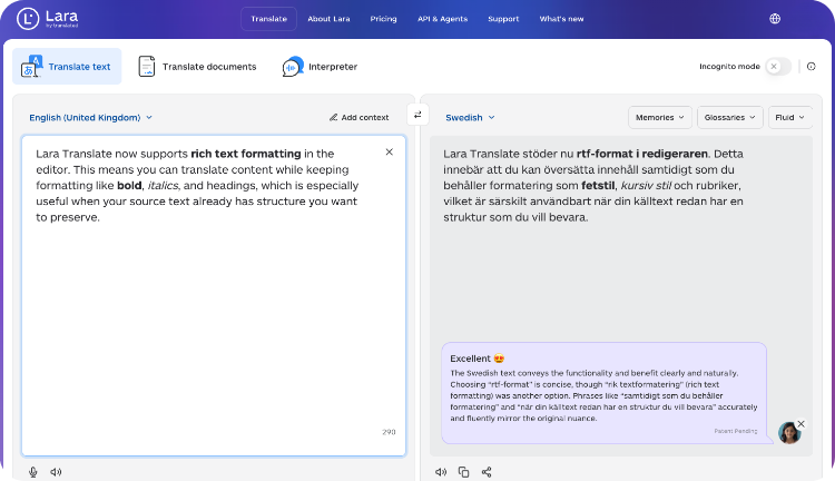 Lara Translate December 2025 Updates - Blog | Lara Translate